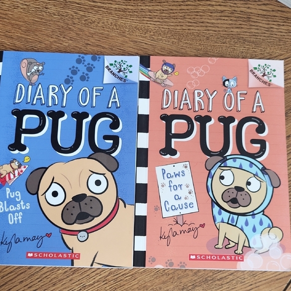 Scholastic | Other | 2 Scholastic Diary Of A Pug Book Set 3 Softcover ...